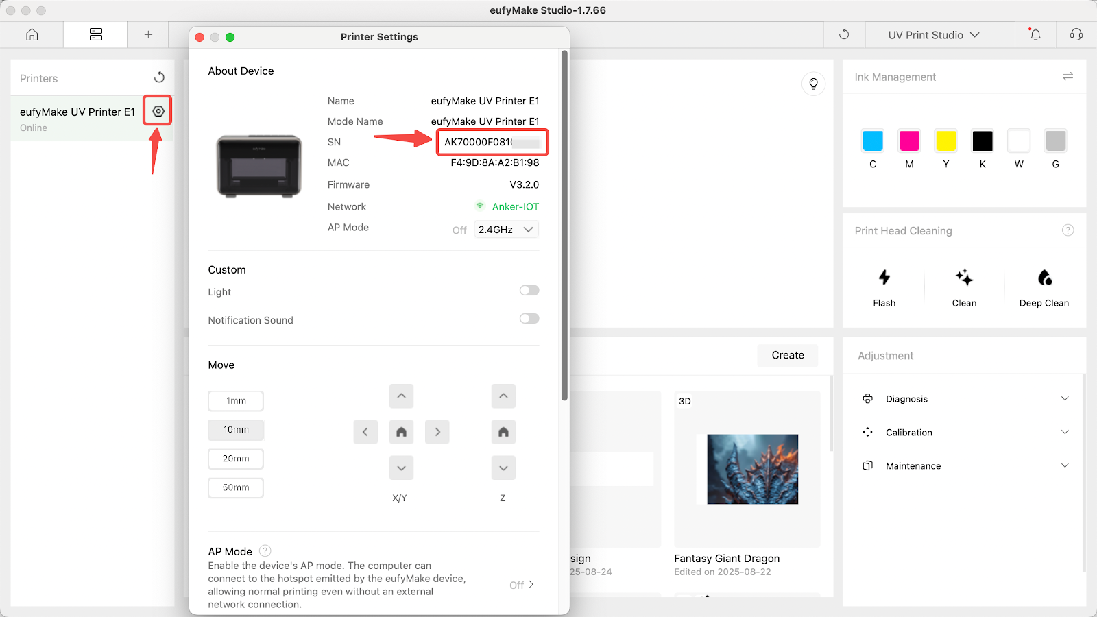 How to Check the Device Serial Number (SN)